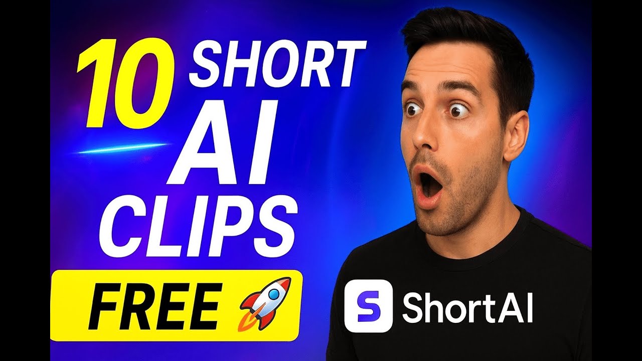 How to Generate 10 Short AI Clip with Short Ai | 100% Free - YouTube