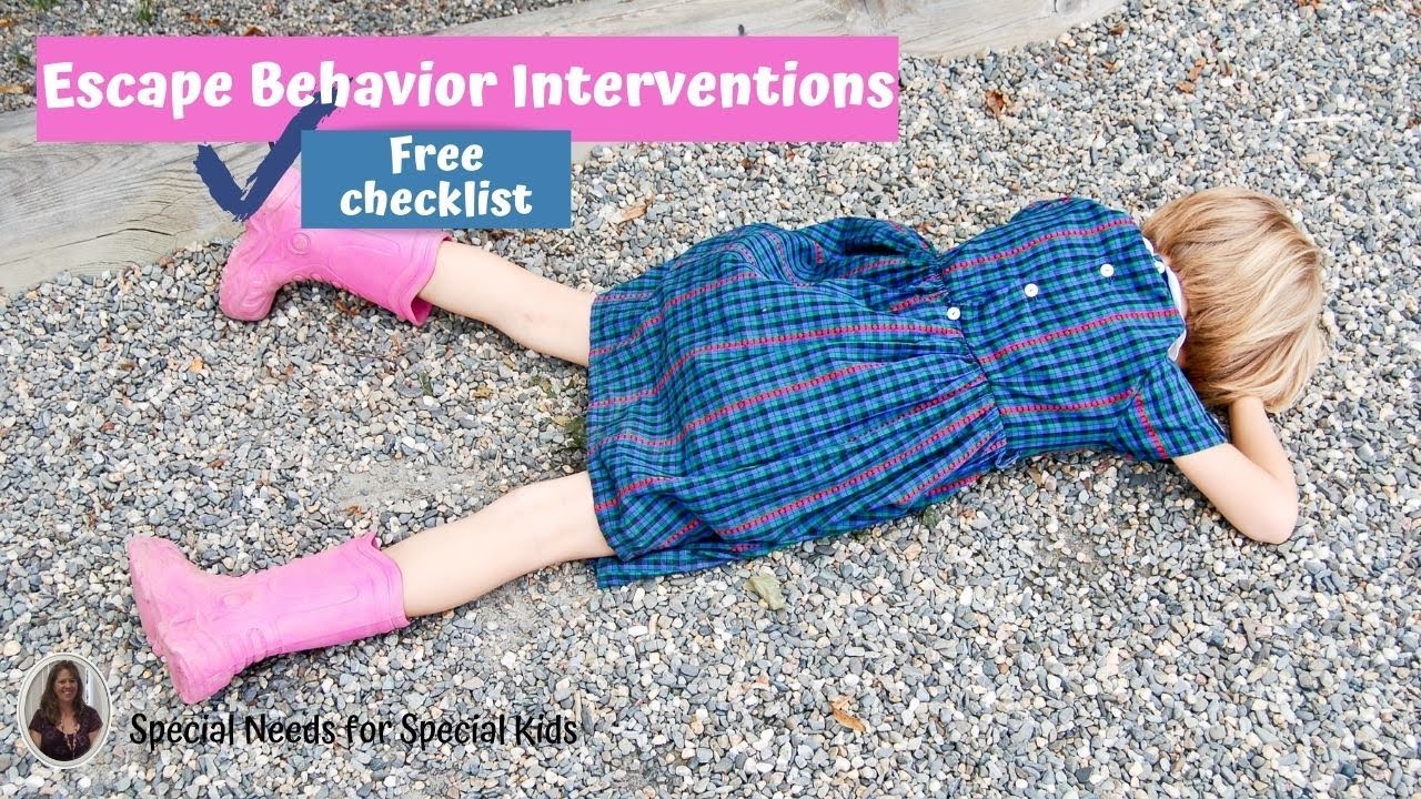 Escape Behavior Interventions - YouTube