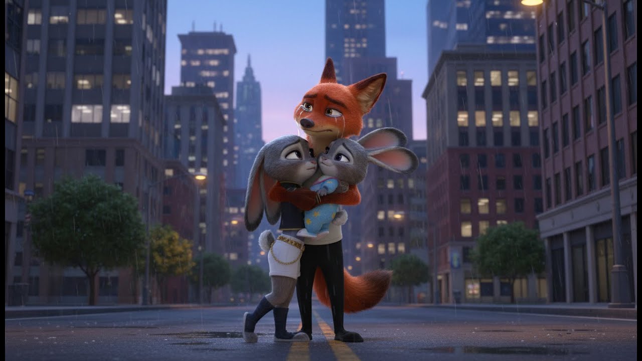 Zootopia 2 | New Scene Family – Nick Protects Judy in the City Night ...