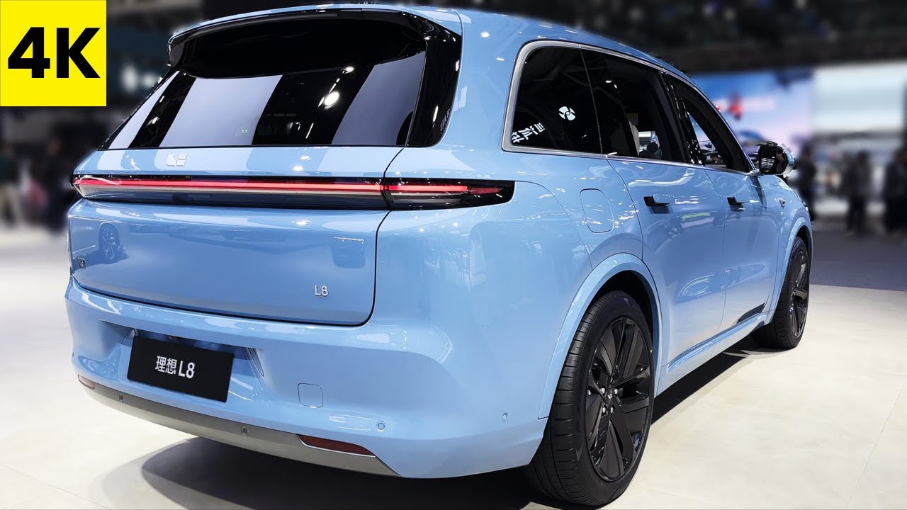 4K Li Auto L8 Baby Blue SUV in-depth Walkaround - YouTube