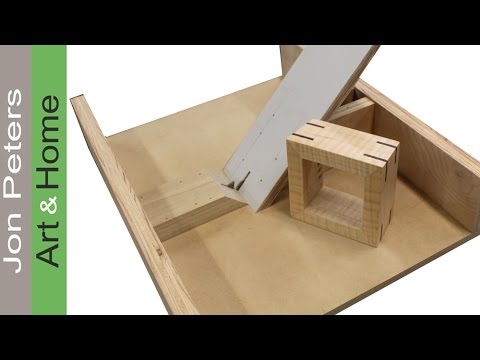 Build a Simple Spline Jig & Make a Spline Frame - YouTube