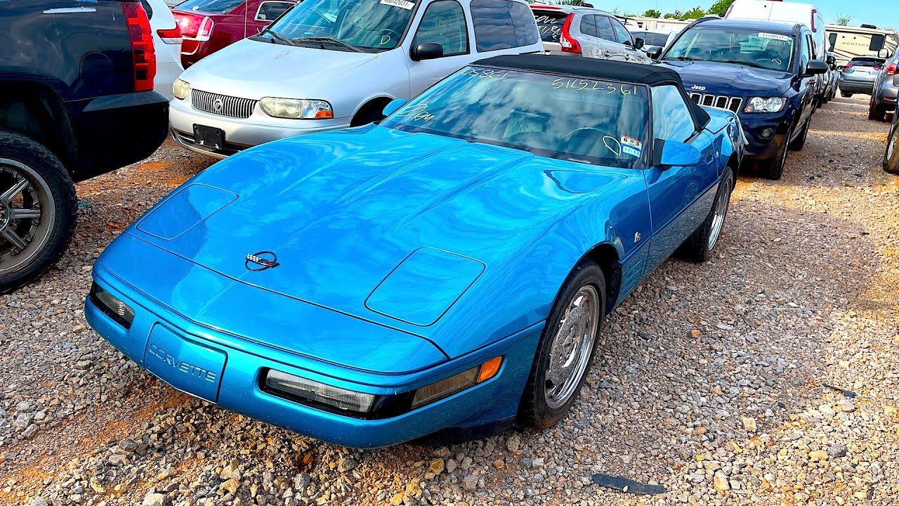 Copart Walk Around 8-18-21 + 40th Anniversary Corvette & Biohazard ...