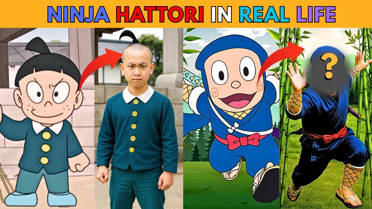 Ninja Hattori in Real Life || Ninja Hattori Cartoon Hindi 2025 - YouTube