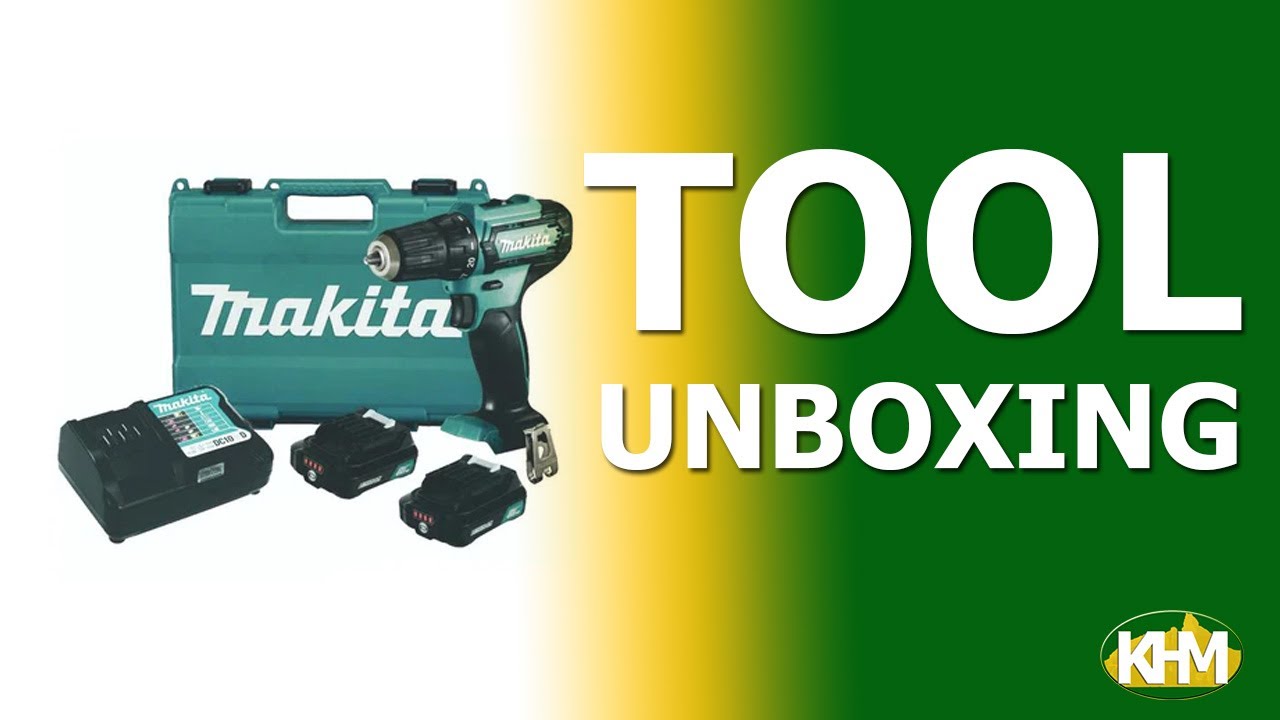 Makita DF333DWYE 12V Cordless Drill CXT Series Quick Unboxing - YouTube