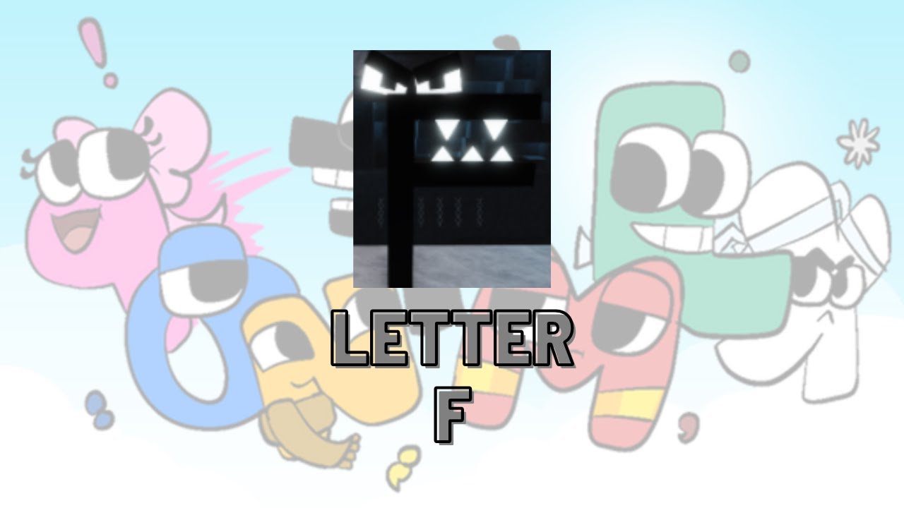 How to get letter F in find the alphabet lore morphs roblox - YouTube