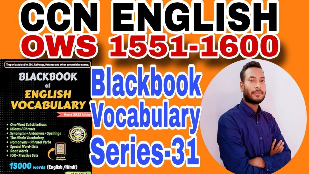 Blackbook OWS 1501–1550 | All OWS asked in SSC | Blackbook of English Vocabulary | SSC ...