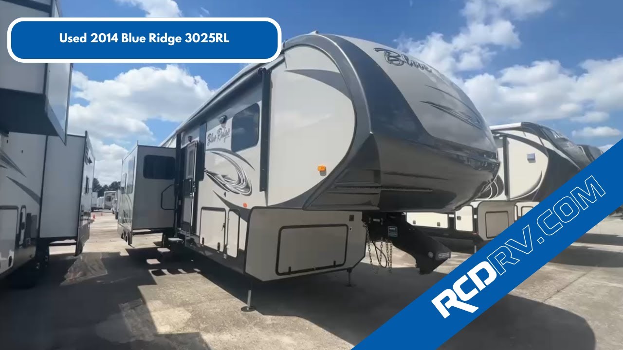 USED 2014 Forest River Blue Ridge 3025RL Fifth Wheel Walk Through ...