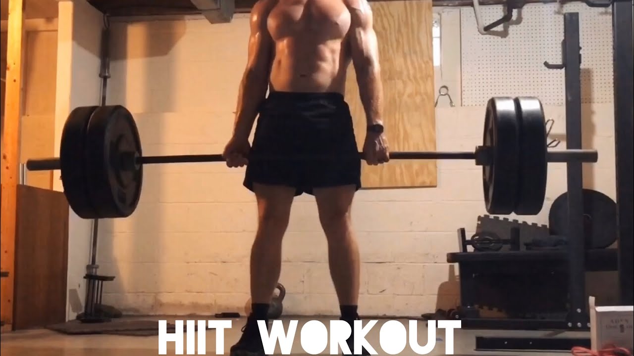 High Intensity Interval Workout You Can Do With Just A Barbell | Simple ...