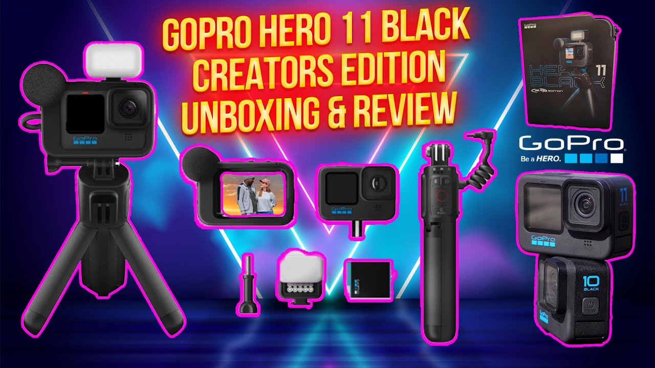 GOPRO 11 black creators edition unboxing and review | Started Our ...