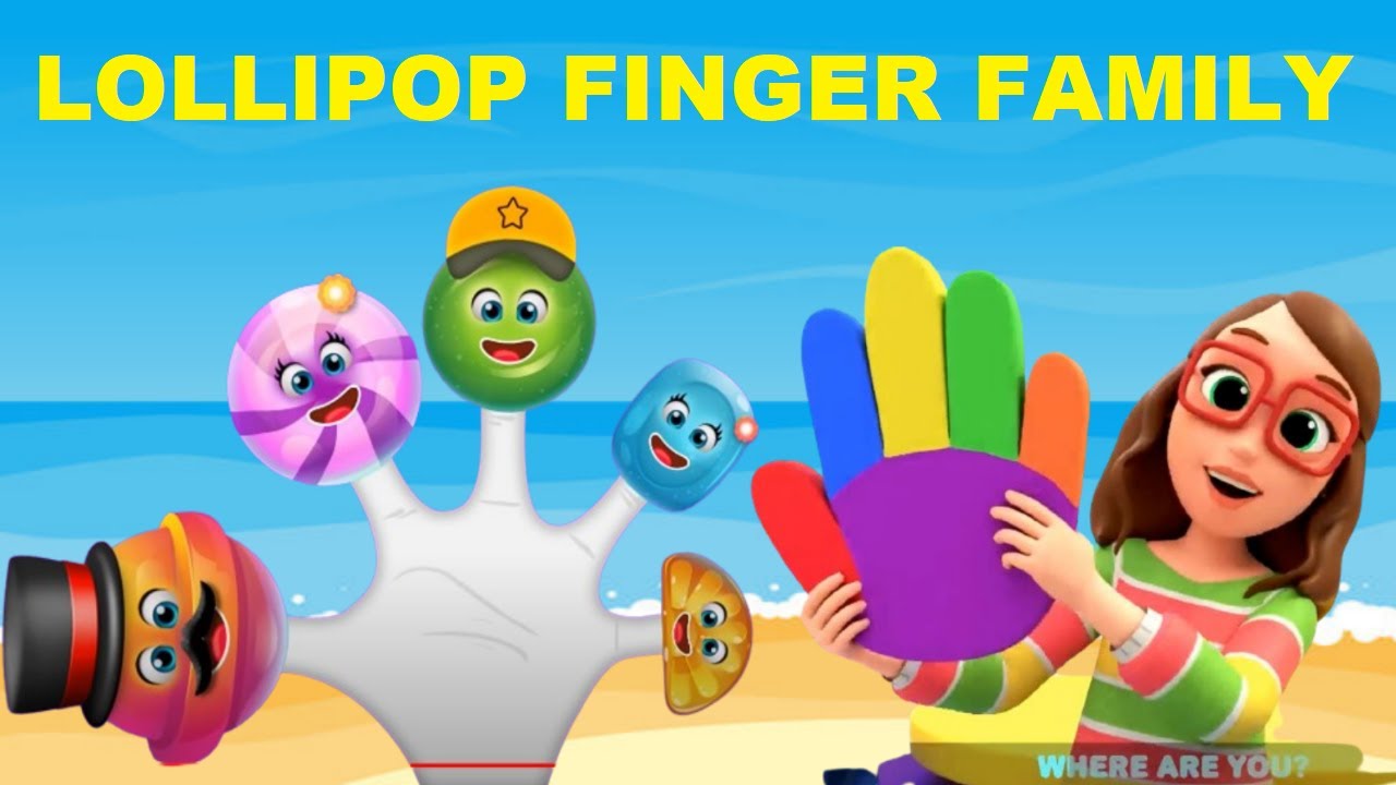 LOLLIPOP Finger Family Collection || Finger Family songs|| Kids ...