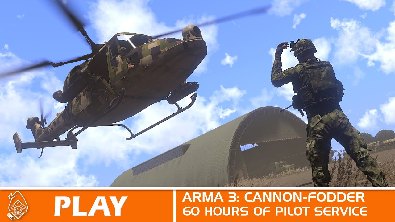 Arma 3 60 hours service as a pilot highlights - YouTube