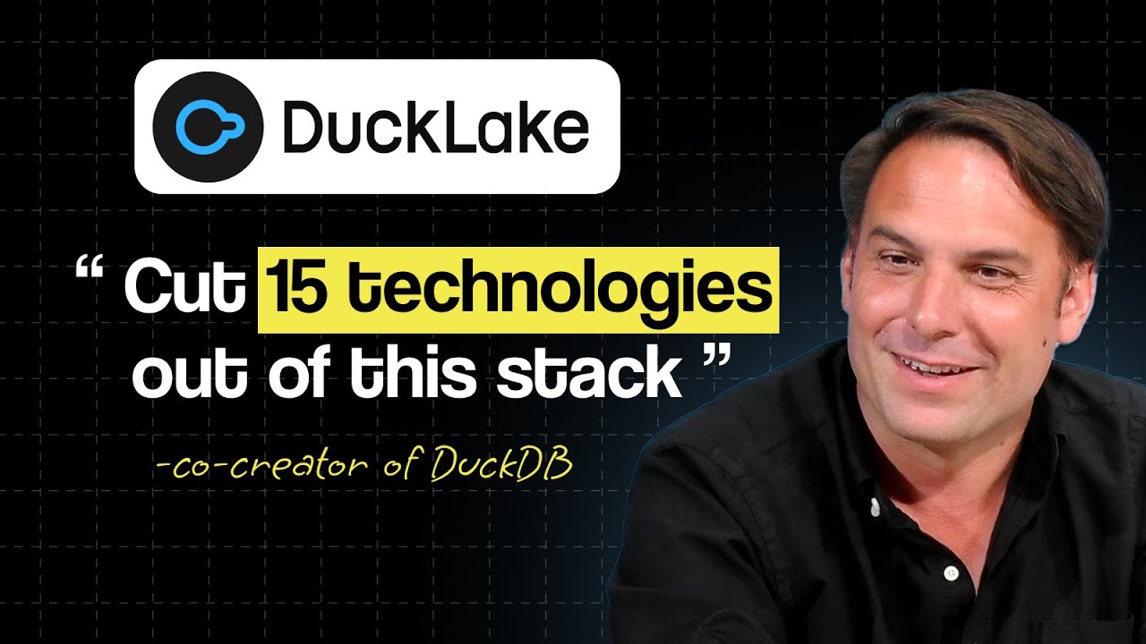 How DuckLake Simplifies Lakehouse Architecture ft. Jordan Tigani ...