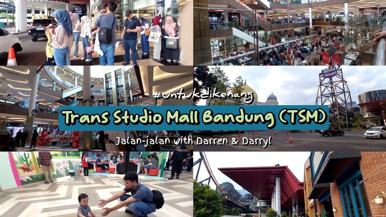 Trans Studio Mall Bandung (TSM), ajak Darren & Darryl main di TSM - YouTube