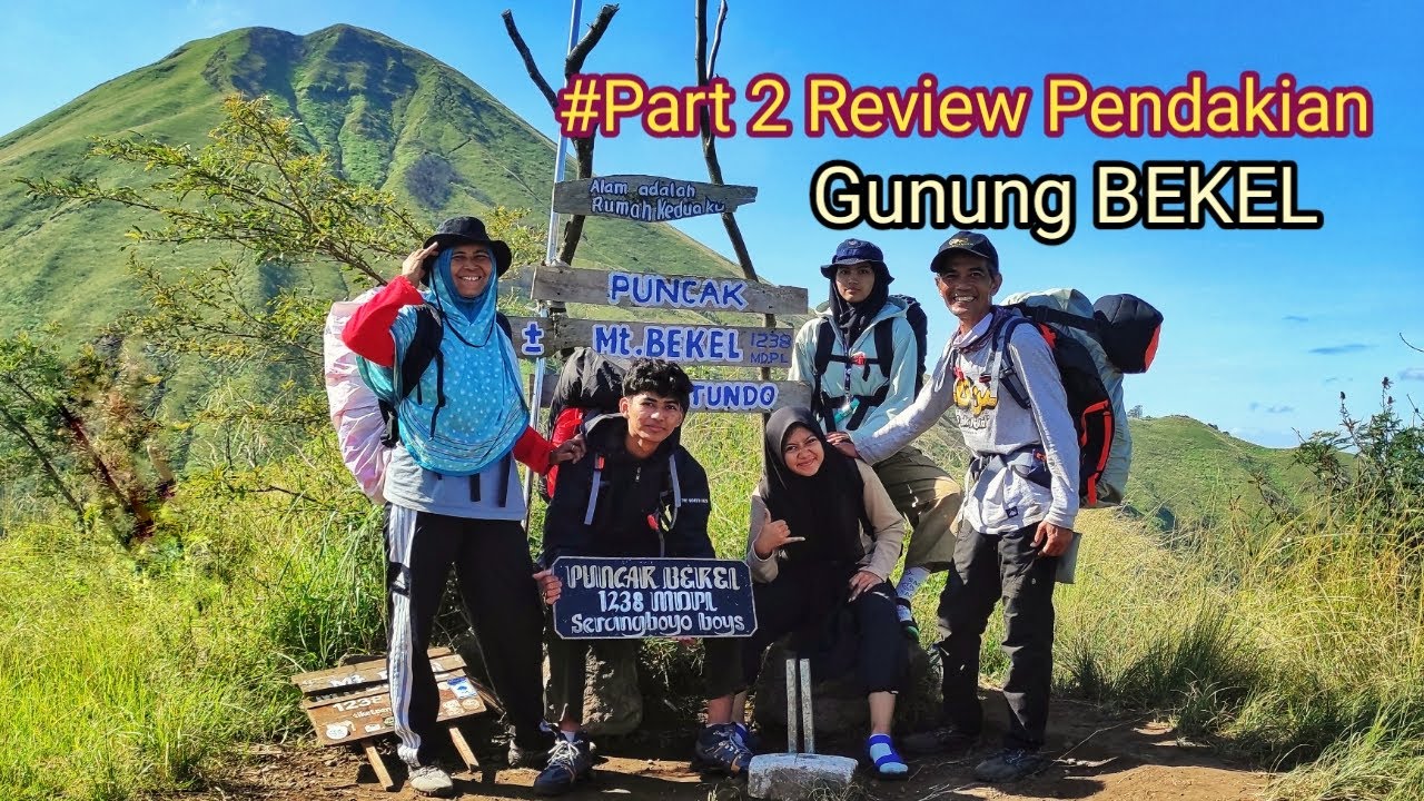 #Part 2, Review full jarak, waktu, ketinggian dan sikon, pendakian ...