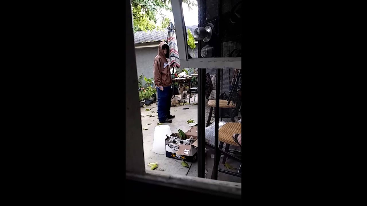 Tweaker neighbor - YouTube