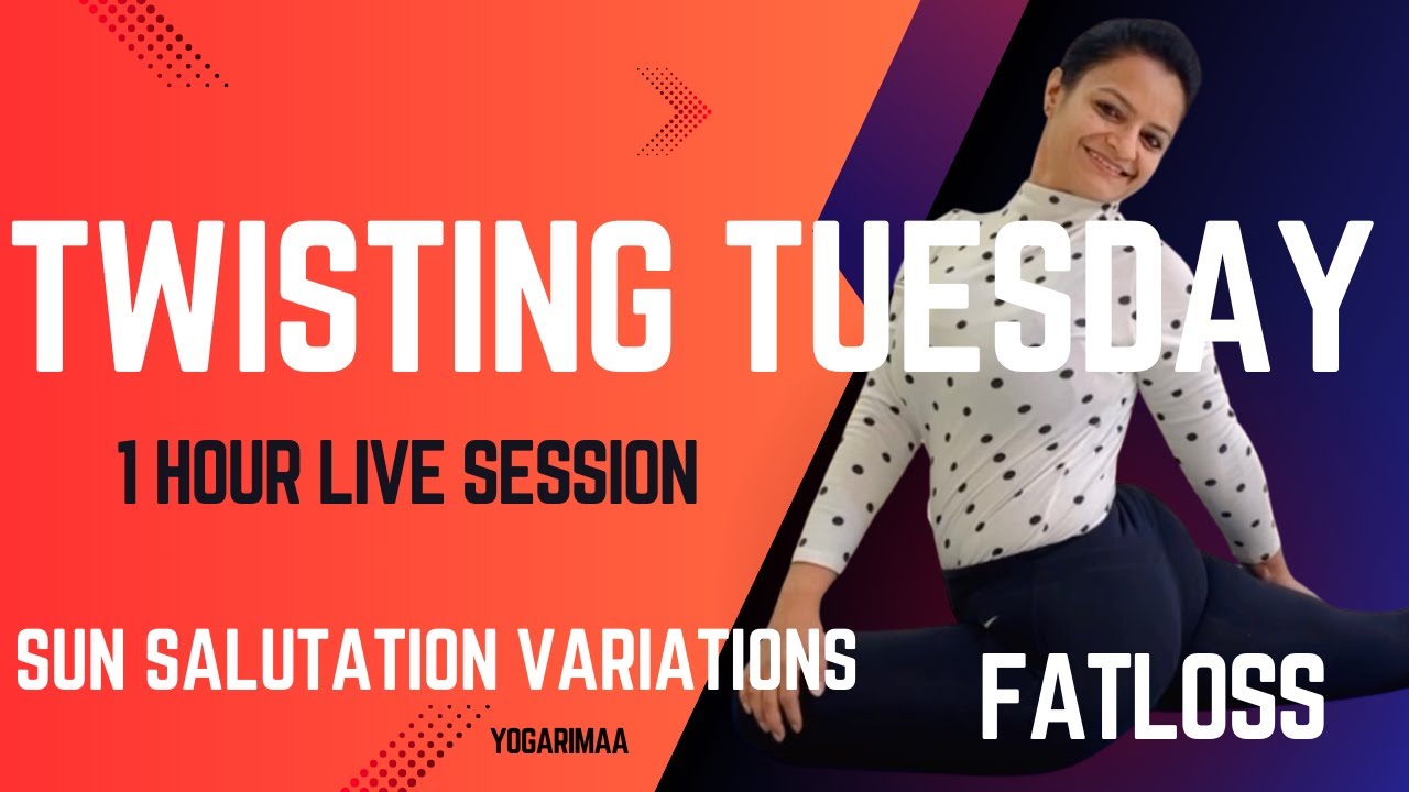 Twisting Tuesday with Sun Salutation Variations - YouTube