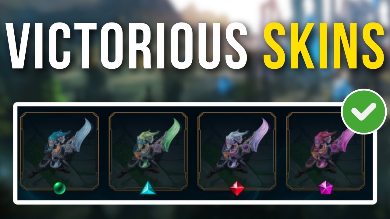 How To Get Victorious Skins In League Of Legends (AND CHROMAS) - YouTube
