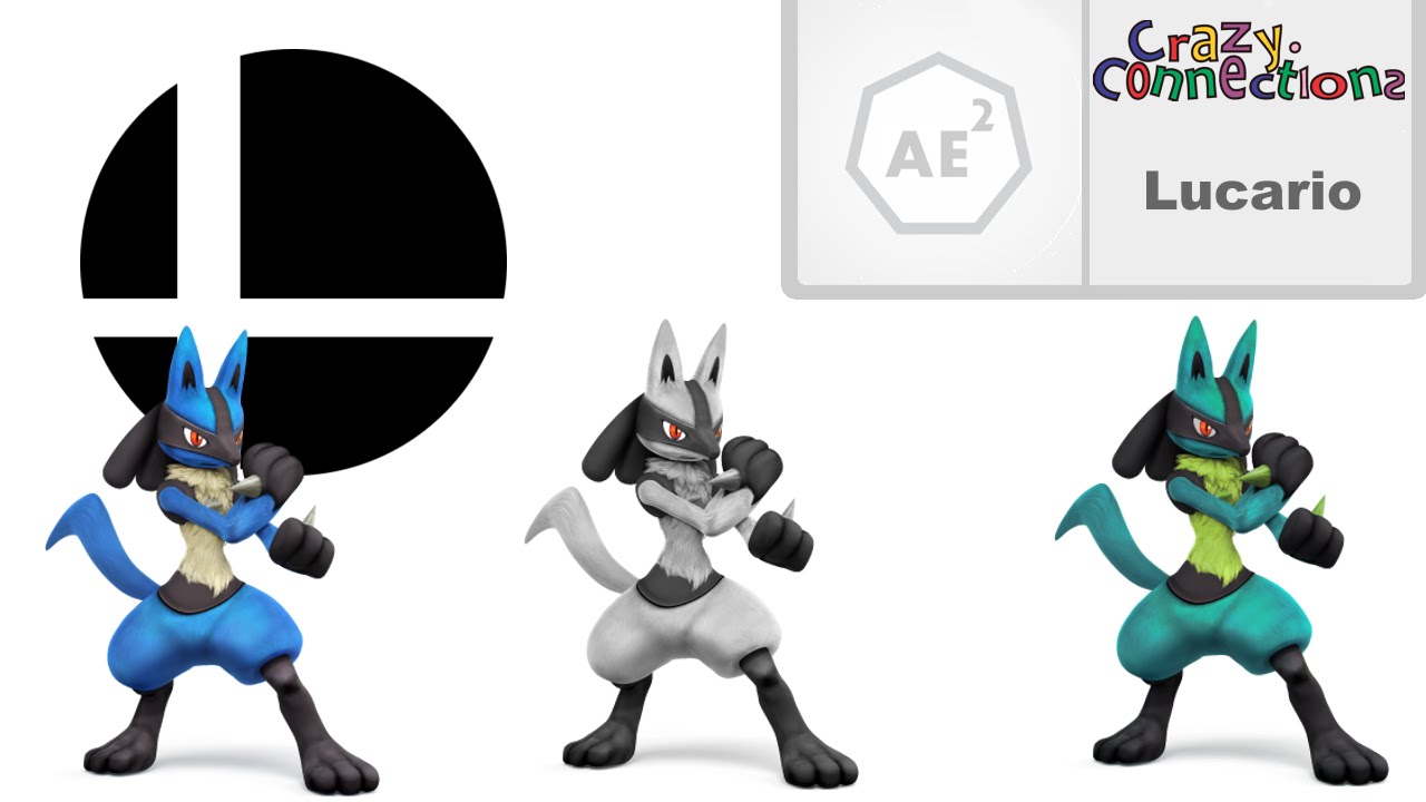 The History and Origins of Lucario's Colors in Smash Bros. - YouTube
