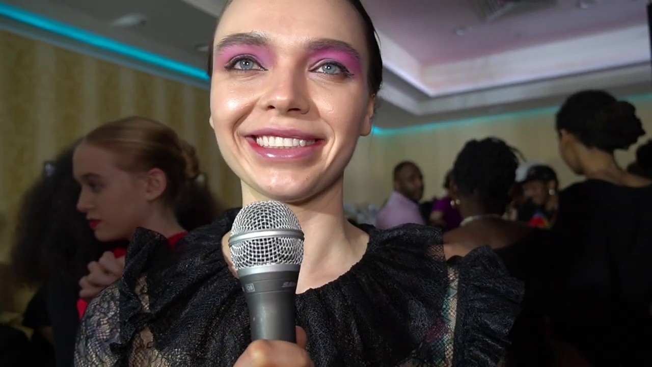 Russian model at NYFW - YouTube