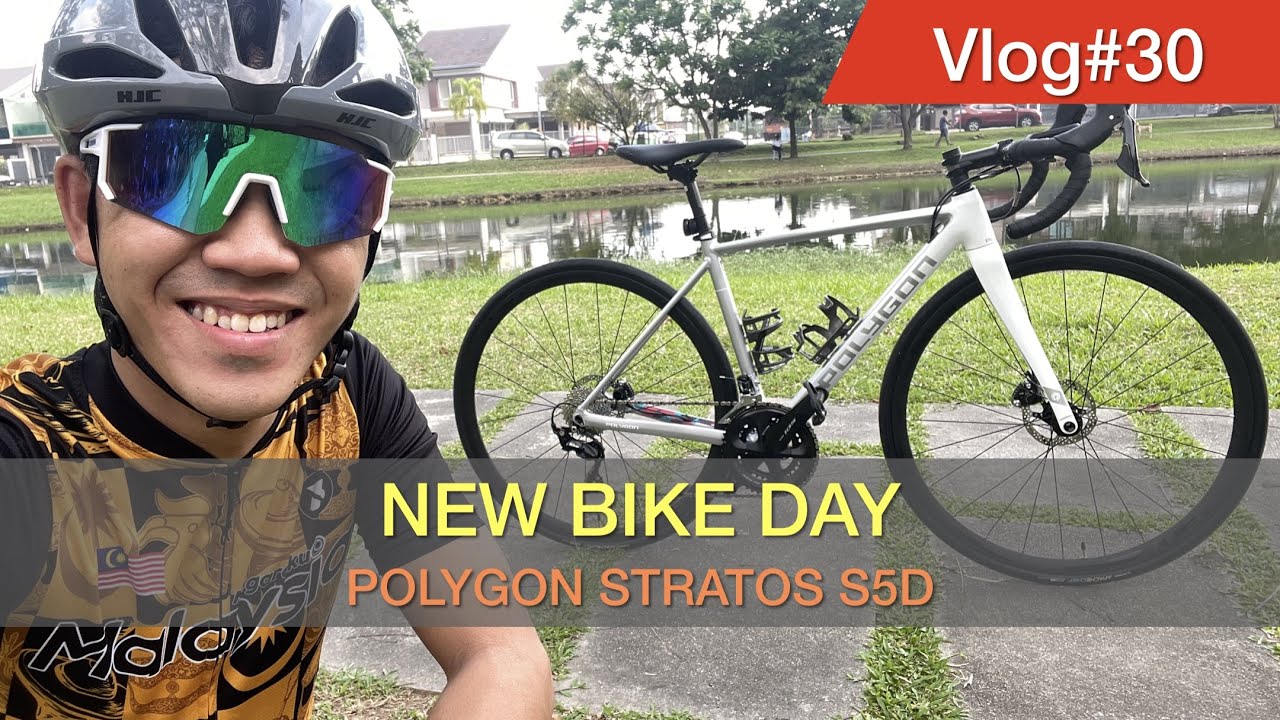 NEW BIKE DAY! Polygon Stratos S5D 2022 | Cycling in Malaysia - YouTube