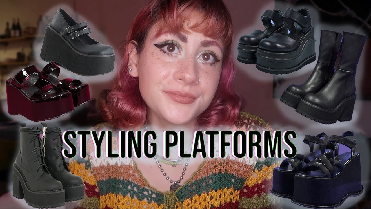 HOW I STYLE BIG CHUNKY PLATFORMS ♡ - YouTube