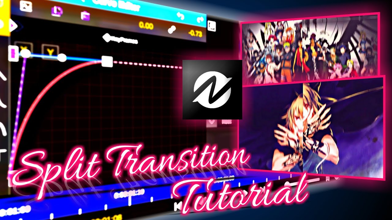smooth Split transition tutorial - Node Video Amv | wipe transition | how to use repetile effect ...