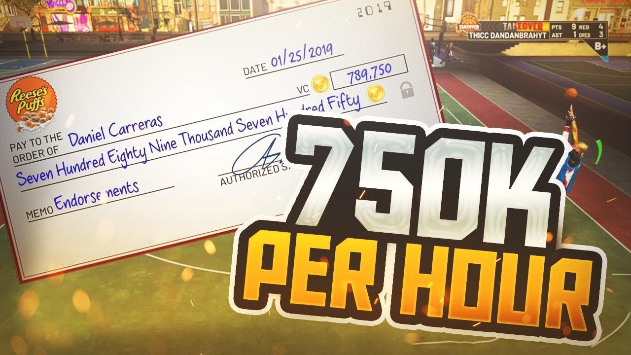 AFTER PATCH 1.09 UNLIMITED VC 😱😱!! 750K VC IN 1 HOUR!! |NBA 2K19 VC ...