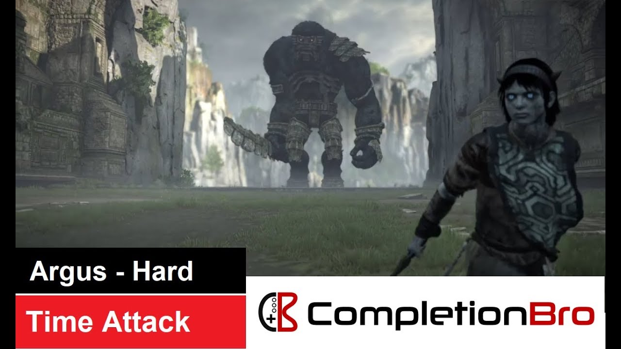 Argus Hard - Time Attack - Shadow of the Colossus - Boss 15 - YouTube