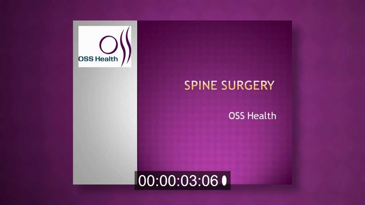 Preparing for Your OSS Health Spine Surgery - YouTube