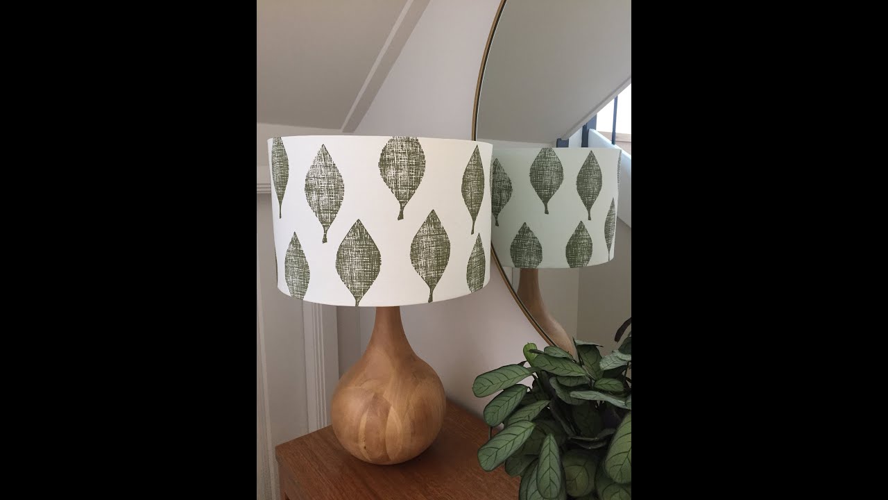 How to make a lampshade - YouTube