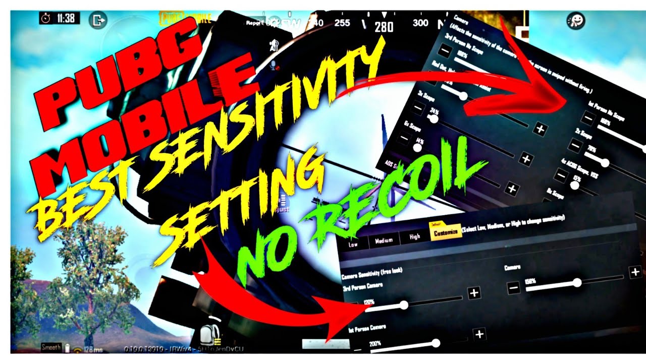 REDMI NOTE 8 PRO PUBG MOBILE BEST SENSITIVITY SETTING | NO RECOIL - YouTube