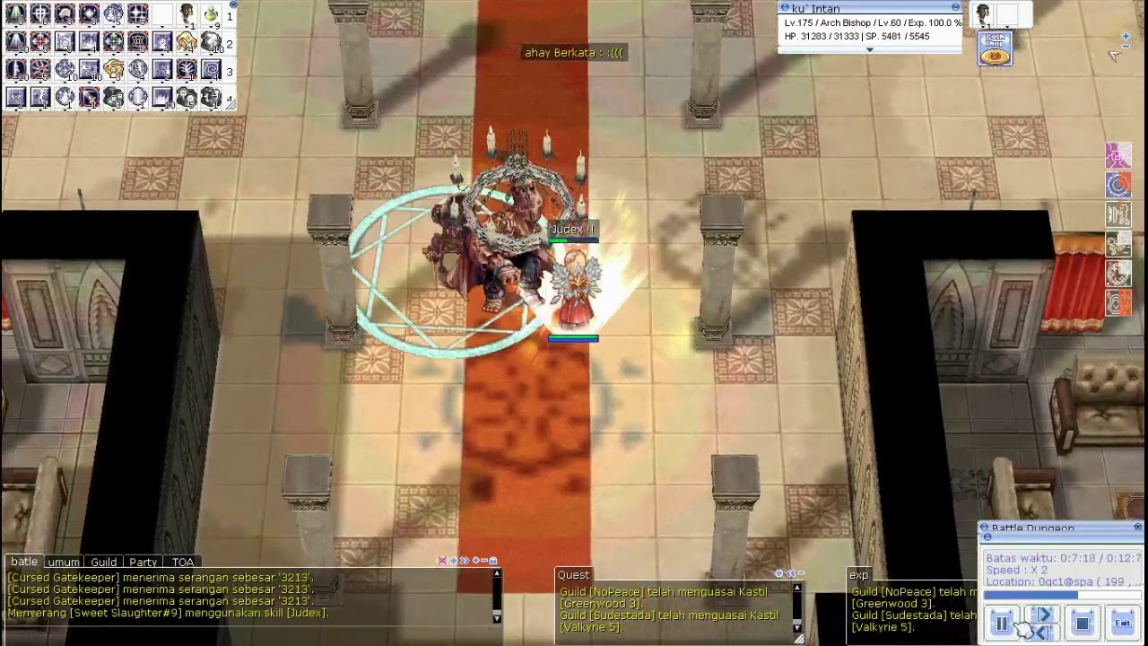Arch Bishop Ghost Palace adoramus judex ME Ragnarok Forever Love - YouTube