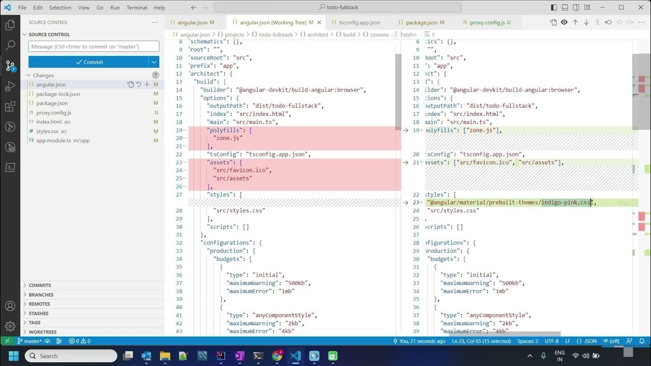 Add Angular Material - Building a Full Stack Todo App with Angular 16 and Spring Boot 3 - YouTube