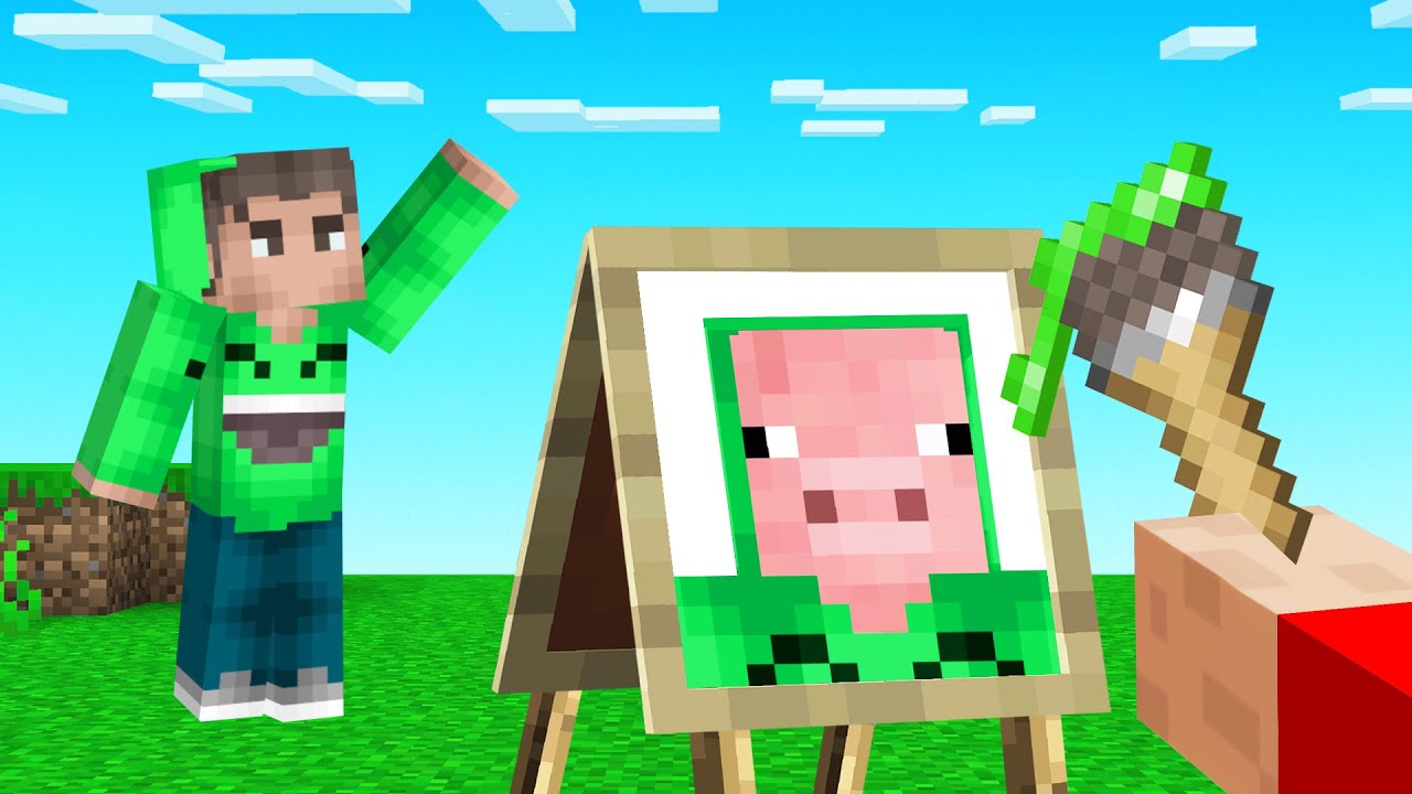 We Played PICTIONARY In Minecraft! - YouTube