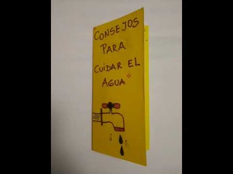 DISEÑO DE UN FOLLETO:   CUIDADO DEL AGUA