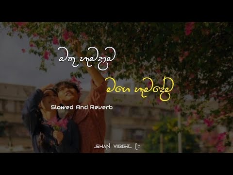 මතු හැමදාම මගෙ හැමදේම | Mathu hamadama Mage Hamadema | ( Slowed And Reverb ) | Aladdin Theam song.