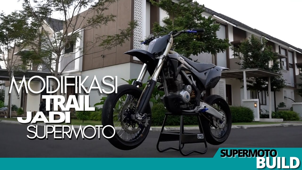 SUPERMOTO BUILD (ep1) - "SEMAR" si KLX 150s BERKAKI KOKOH - YouTube