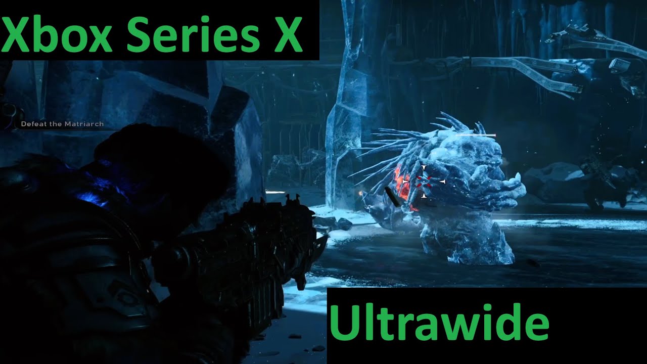 Gears 5 - Defeating Matriarch Boss | Xbox Series X (Ultrawide) - YouTube