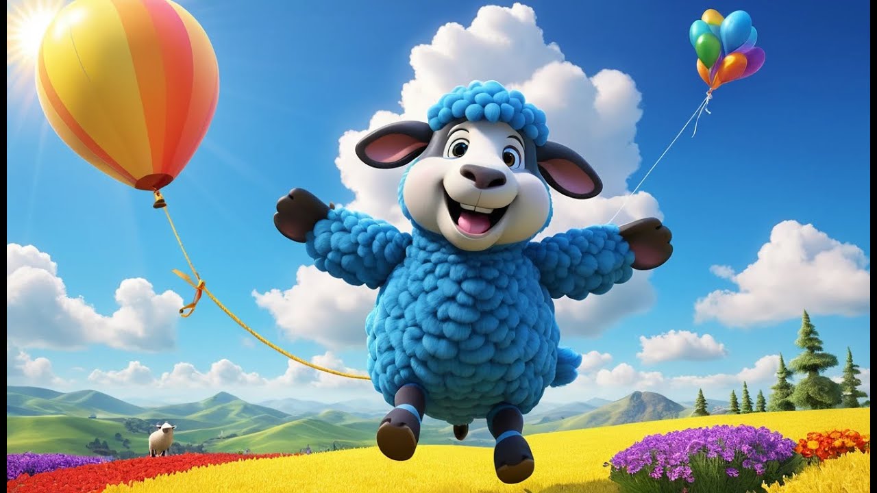 Baa Baa Blue Sheep’s Balloon Ride | Balloon Adventure Kids | Soaring ...