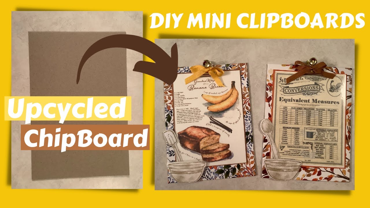 Craft Fair Ideas/Diy Mini Clipboards/Recipe Keepsakes/Upcycled ...