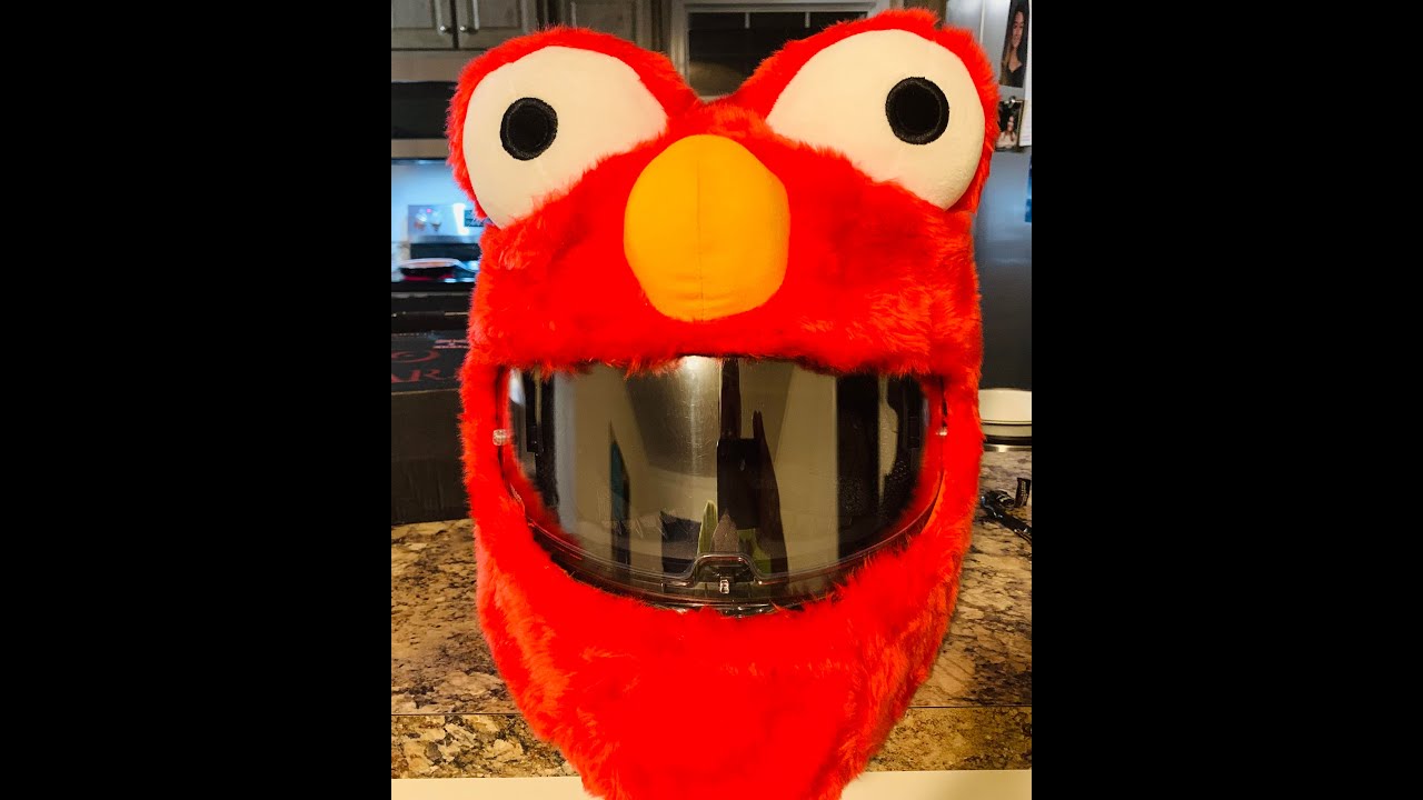 Elmo Moto Loot helmet cover 360 Video out on the M109R - YouTube