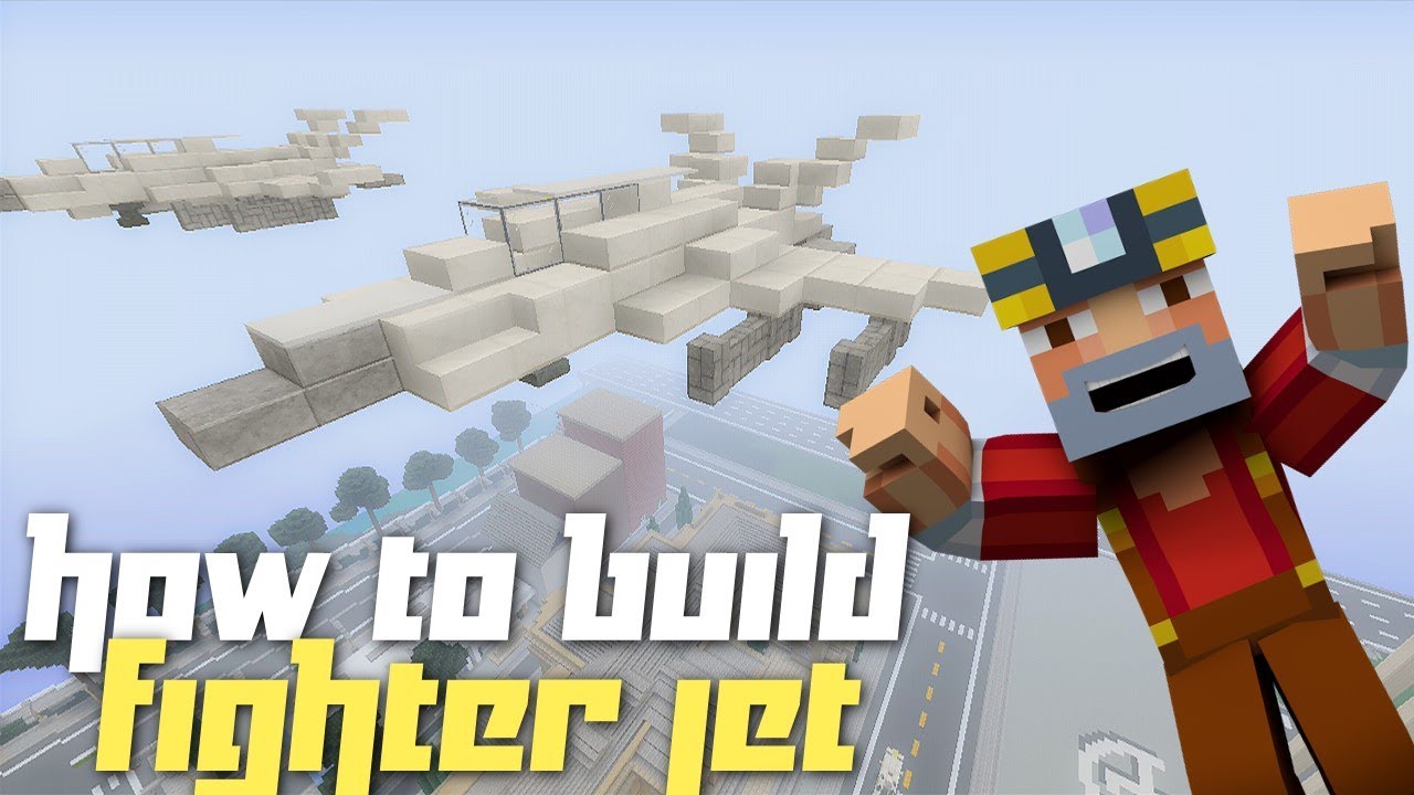 Minecraft Xbox 360: How to Build a Fighter Jet! - YouTube