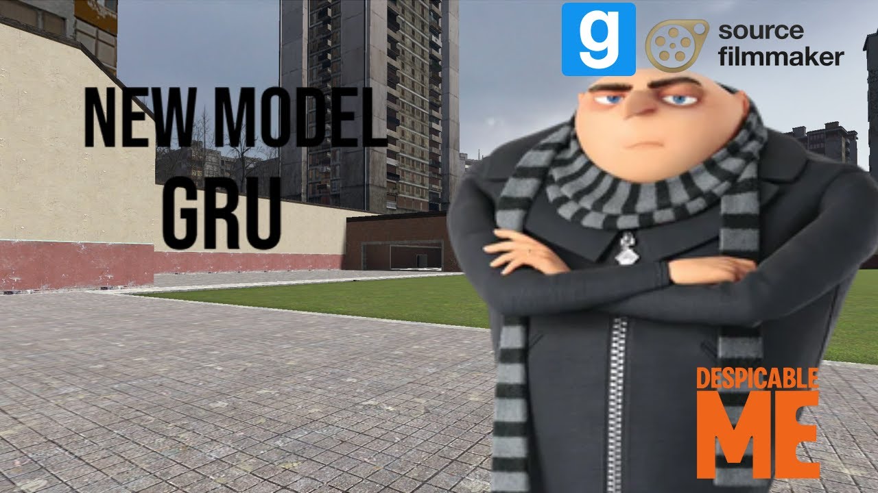 New Model of Gru at GMOD and SFM - YouTube