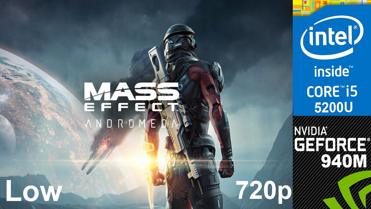 Mass Effect - Andromeda on HP Pavilion 15-ab032TX, Low Settings, 720p ...