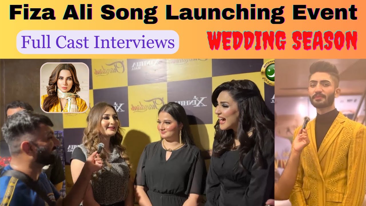 Fiza Ali Song Launching (CHANDANI) - Full Cast Interview | Zeenat Butt ...