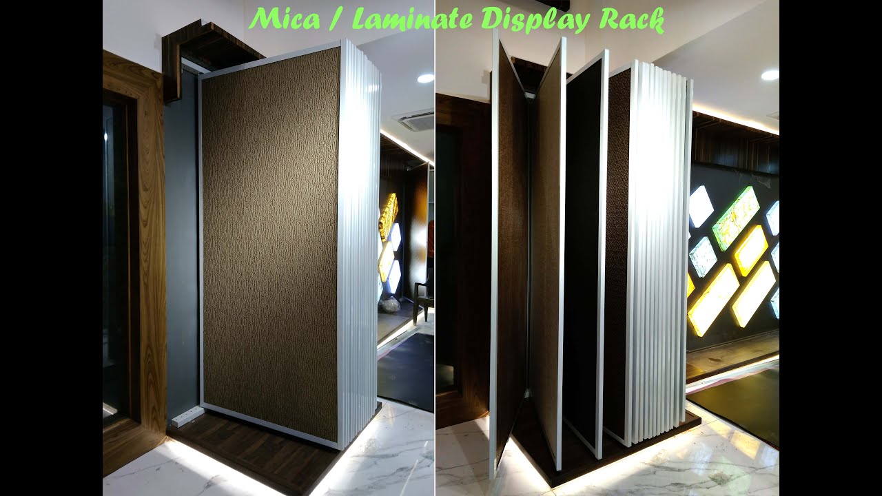 Mica / Laminated Board Display Rack - YouTube