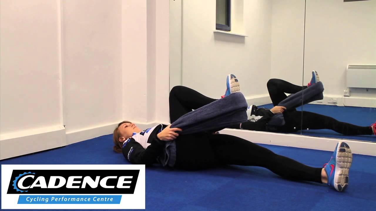 Hamstring Towel Stretch - Cadence Performance - YouTube