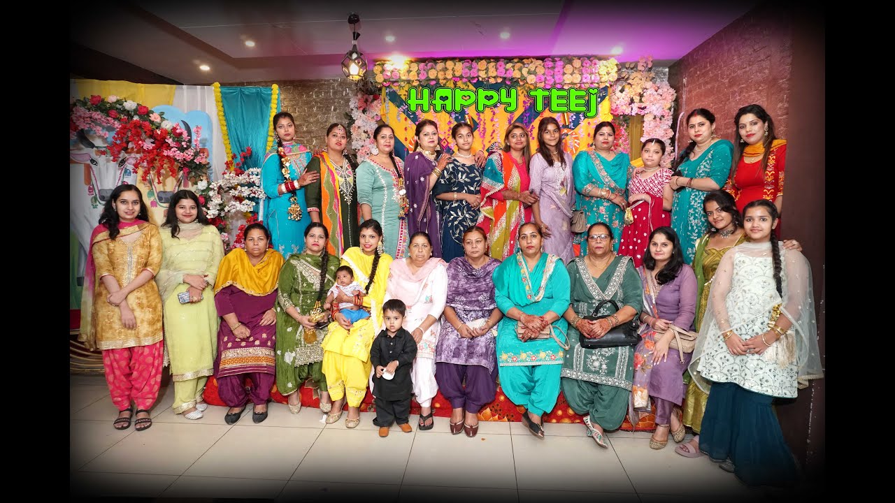 THE TEEJ FUNCTION CELEBRATION SHOOT & EDIT BY RB PRODUCTIONS HOSHIARPUR ...