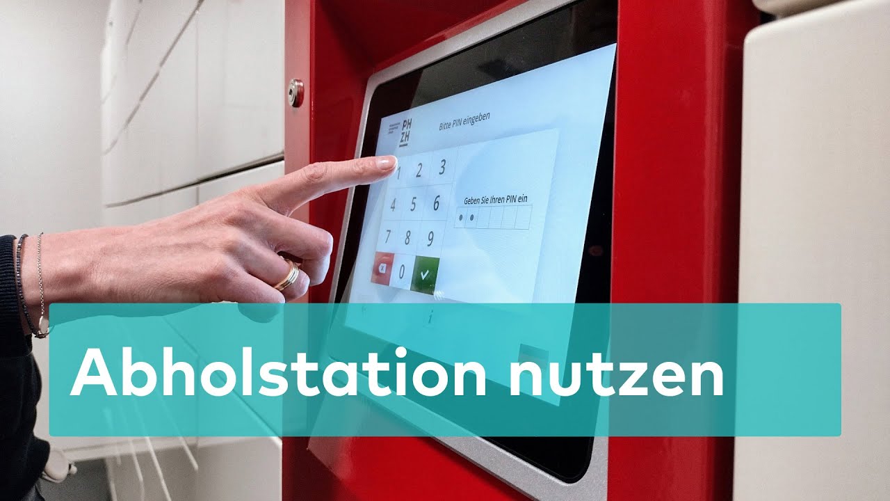 Bibliothek: Nutzung der Abholstation - YouTube