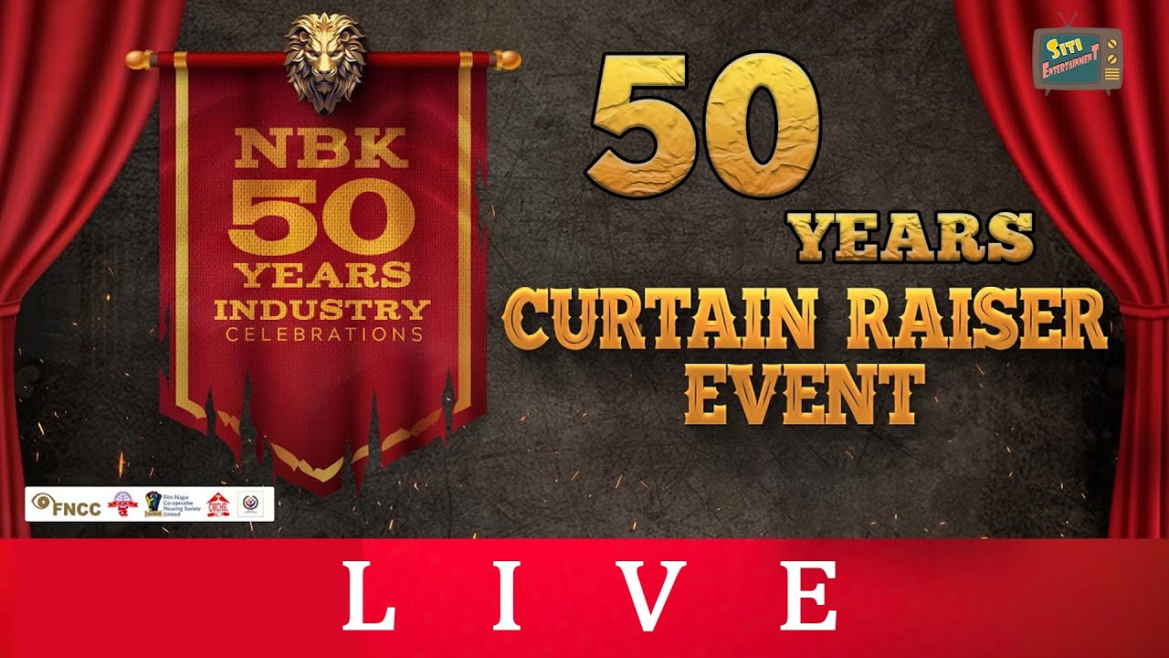 NBK 50 Years Curtain Raiser Event LIVE | Nandamuri Balakrishna ...